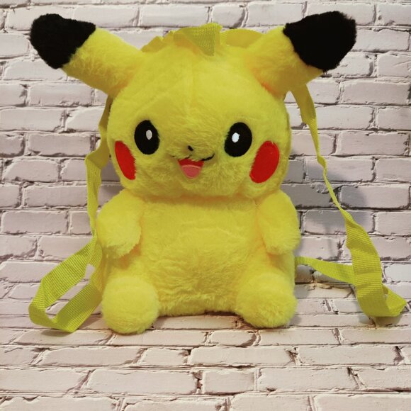 Accessories | Kids Plush Pokemon Pikachu Backpack New | Poshmark
